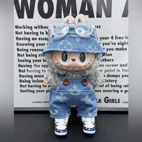 Labubu | Other | Labubu Fashion Denim Handmade 5 Piece Outfit | Poshmark